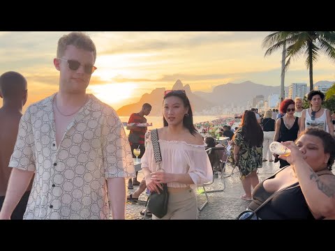 Walking on Ipanema Beach — Rio de Janeiro, Brazil 【4K】Summer 2025 🇧🇷