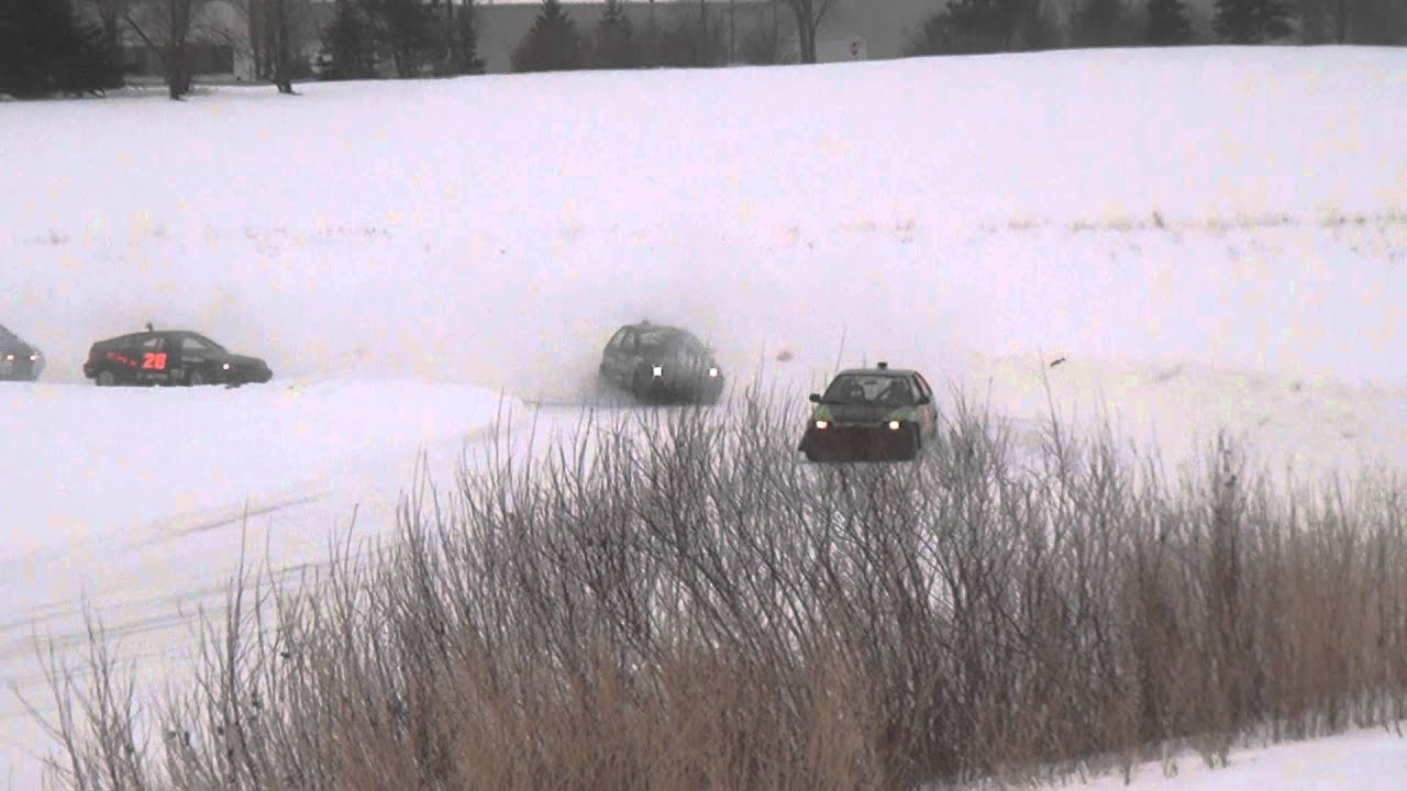 Winnipeg Sports Car Club Ice Racing - Jan '13 (HD, 3D) - YouTube