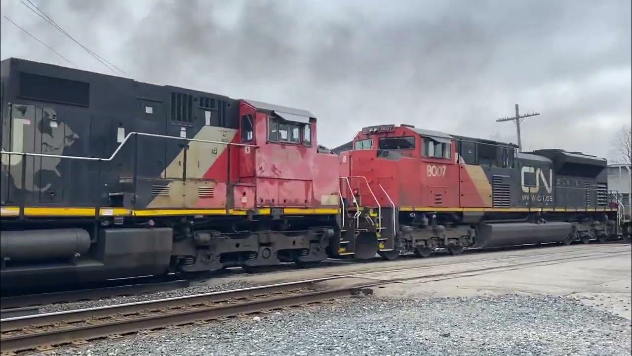 CN 5719 West at Paris (March 16 2025) - YouTube