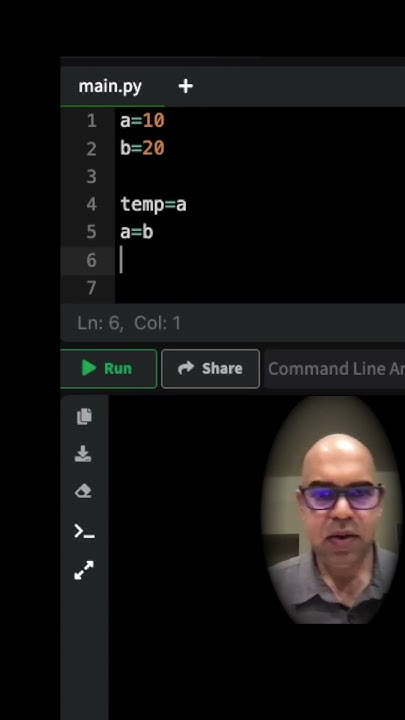 Python Variable Swapping Trick Python Coding Pythoncoding