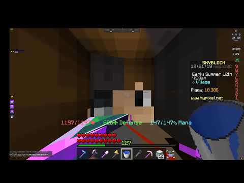 Hypixel Skyblock / Making a minion storage area - YouTube