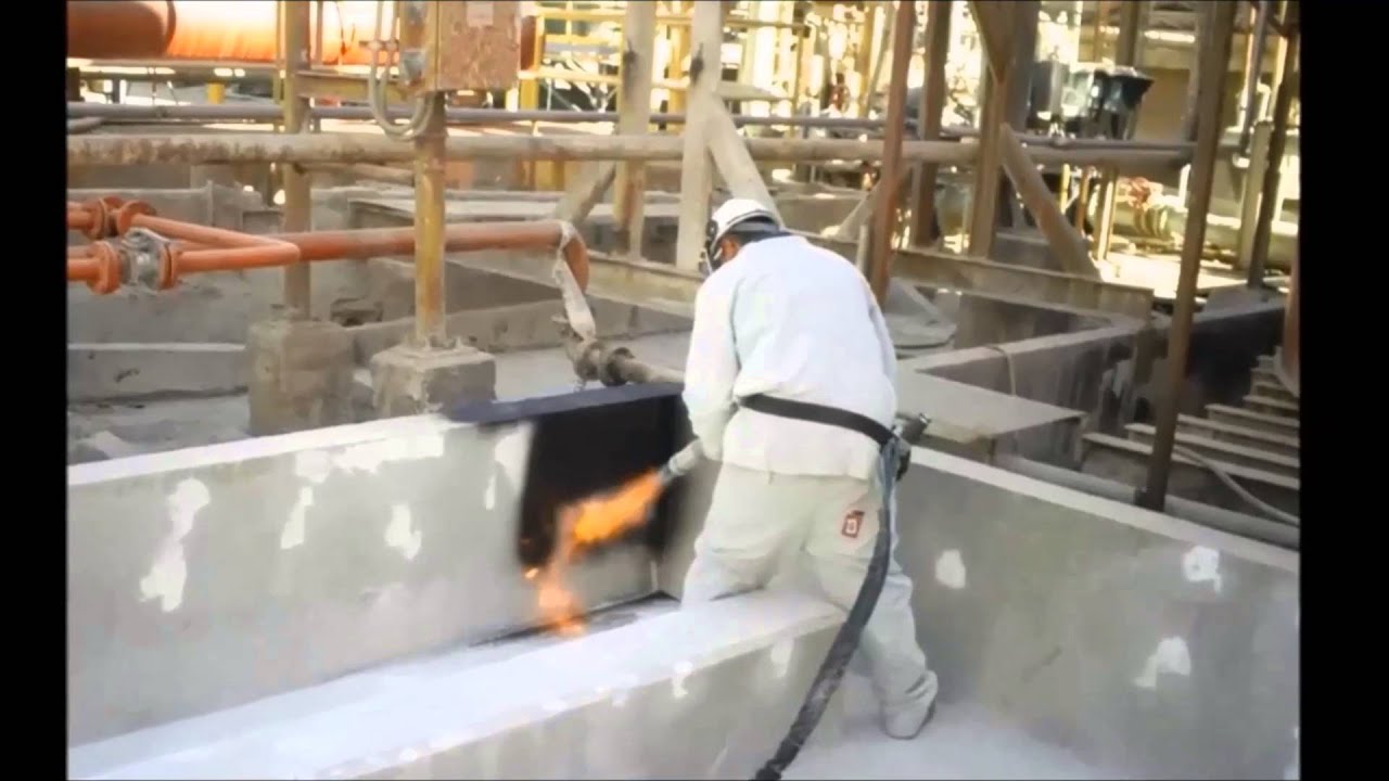 HERCULES - Flame Spray Coating Process of Concrete and Metals - YouTube