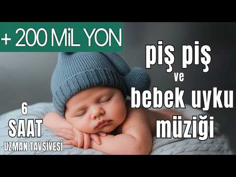 Piş Piş Bebek Uyku Müziği | Ağlayan Bebekleri Sakinleştiren Yumuşak Gece Ninnisi 🌙