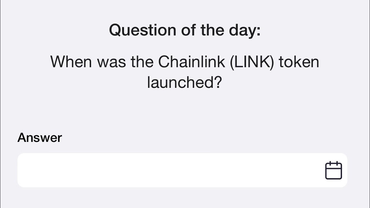 31st August Time Farm Answer Today | When was the Chainlink (LINK ...