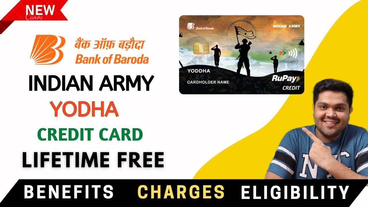 BOB Indian Army Yodha Credit Card Full Details | Benefits | Eligibility ...