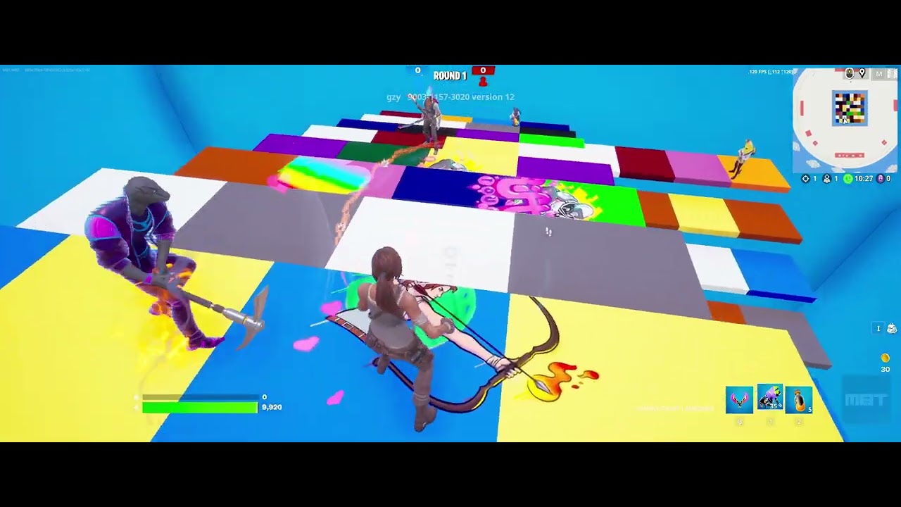 FORTNITE: COLOR BLOCK - MAP WALKTHROUGH + SECRET GNOME MAP CODE: 9003 ...