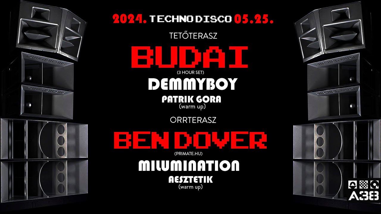 DJ Budai@Techno Disco Live 2024/05/25 A38 - YouTube