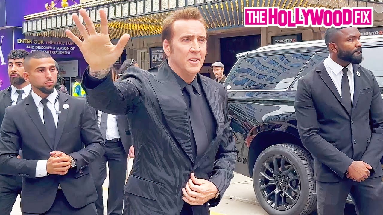 Nicolas Cage Signs Autographs For A Mob Of Adoring Fans At The Toronto ...