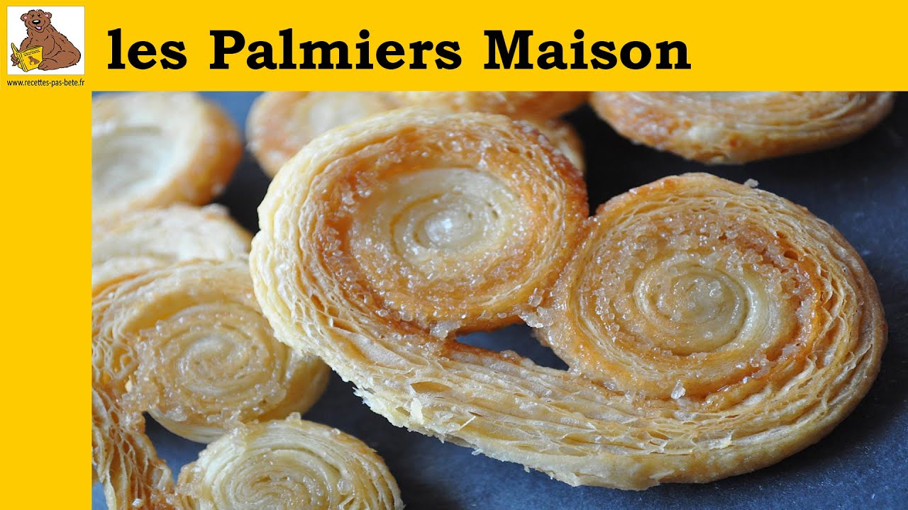 les palmiers maison (recette rapide et facile) HD - YouTube
