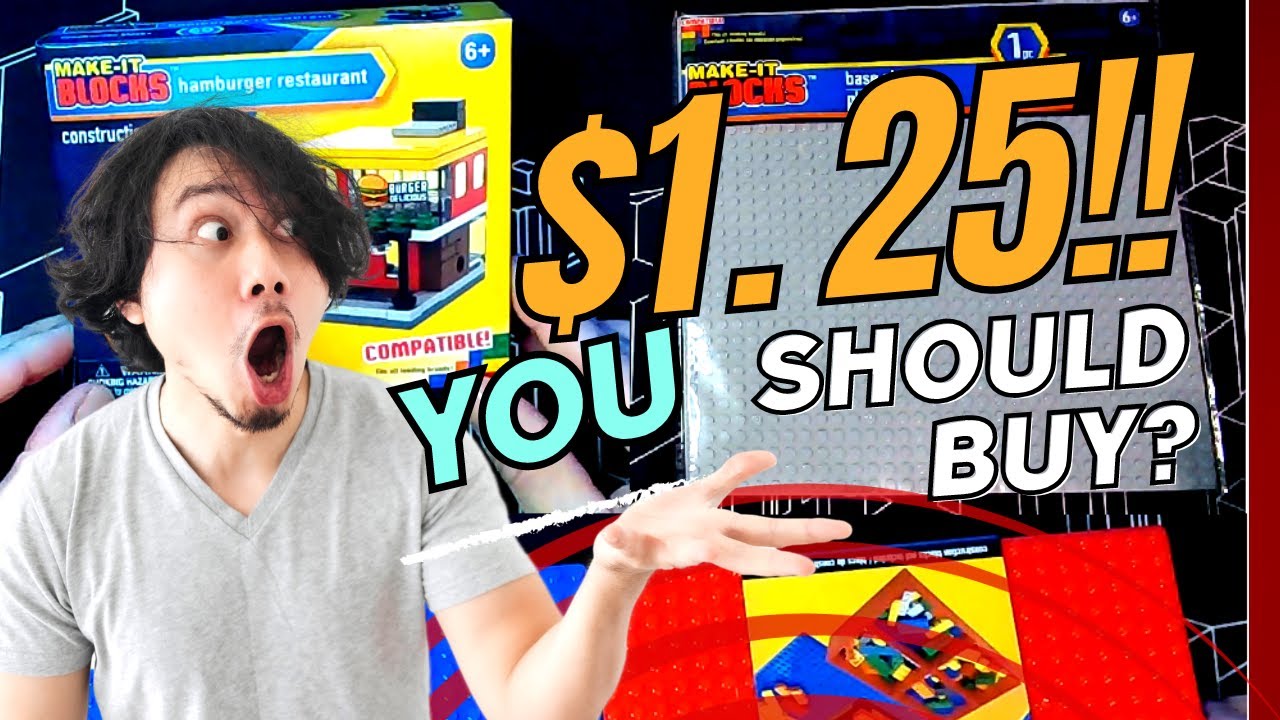 Dollar Tree Bricks Haul $1 25 - YouTube