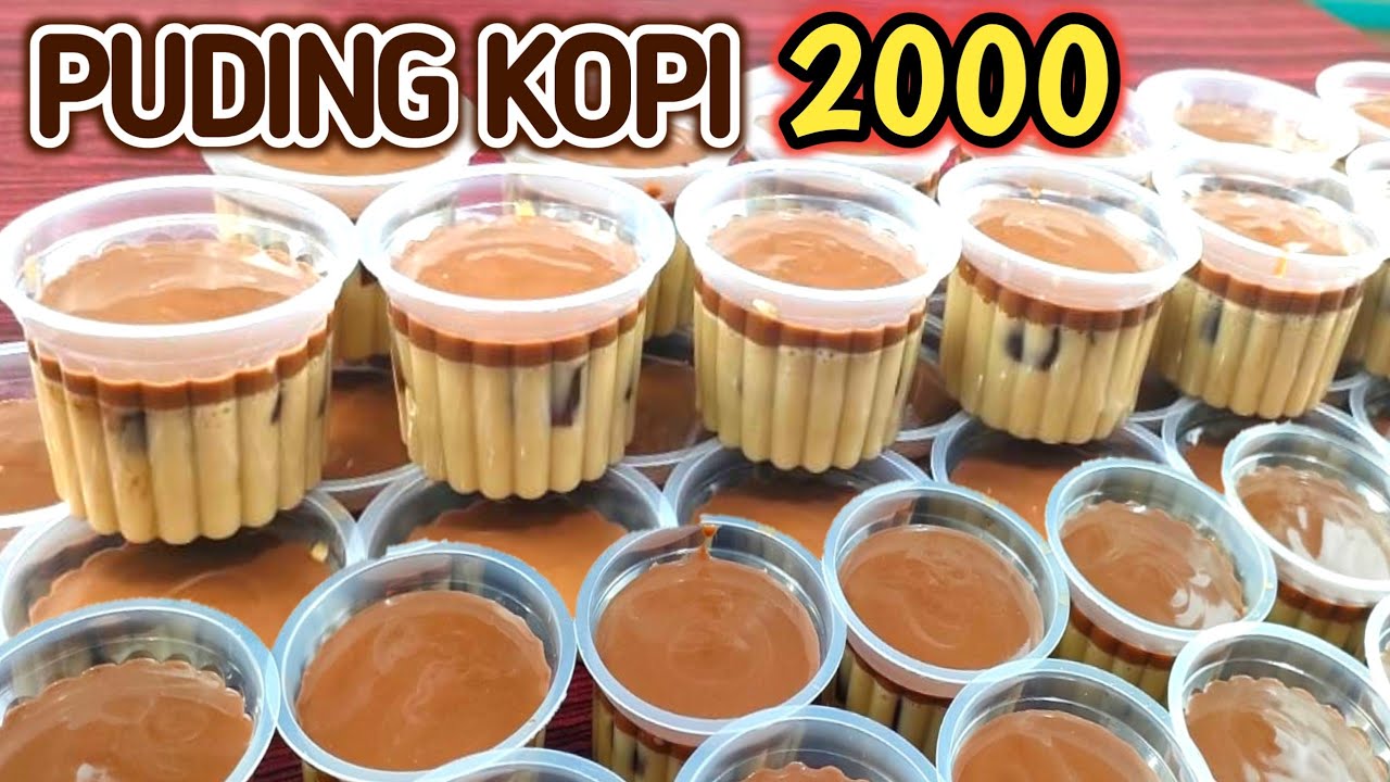 1 RESEP DAPAT 40 PCS!! LANGSUNG JUALAN‼️| PUDING CUP KEKINIAN || Usaha ...