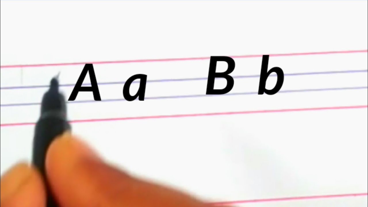 Learn and Write Alphabets | How to write Alphabets | Easy writing for ...