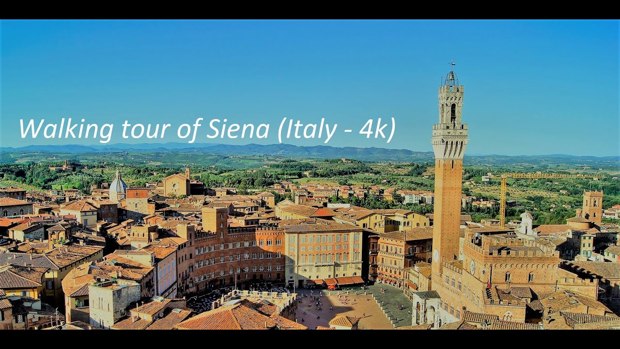 Walking tour of Siena (Italy) - 4k - YouTube