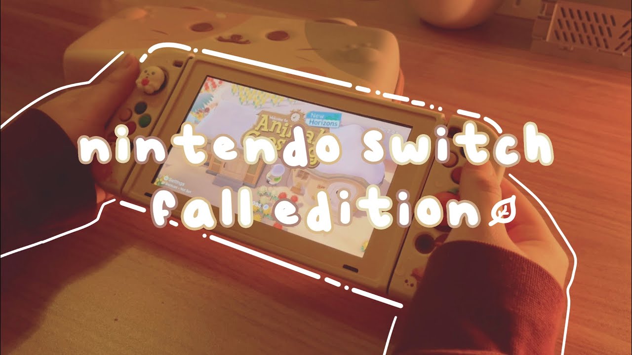 🍂 nintendo switch accessories fit for the fall // unboxing cases ...