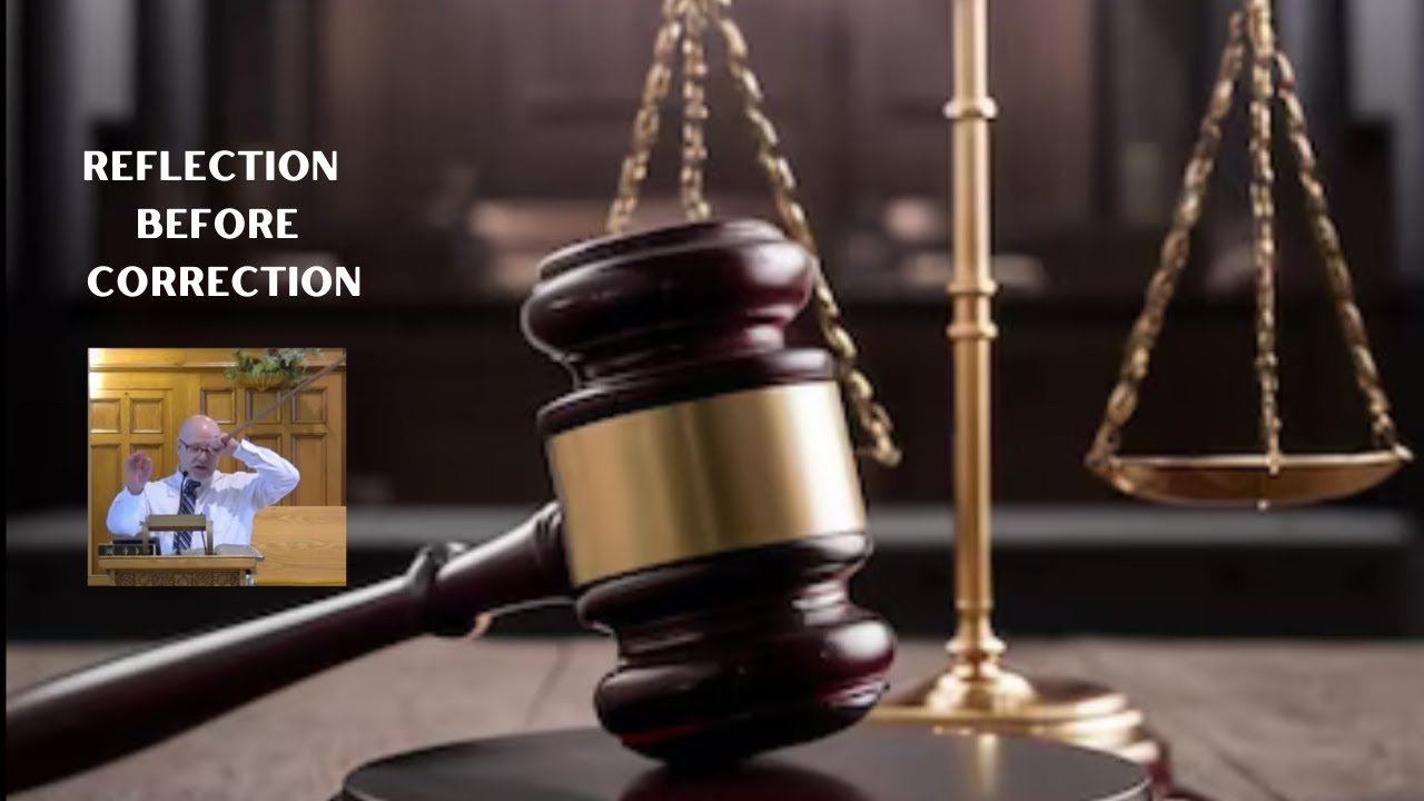 2.23.25 Reflection Before Correction, Pastor Dave - YouTube