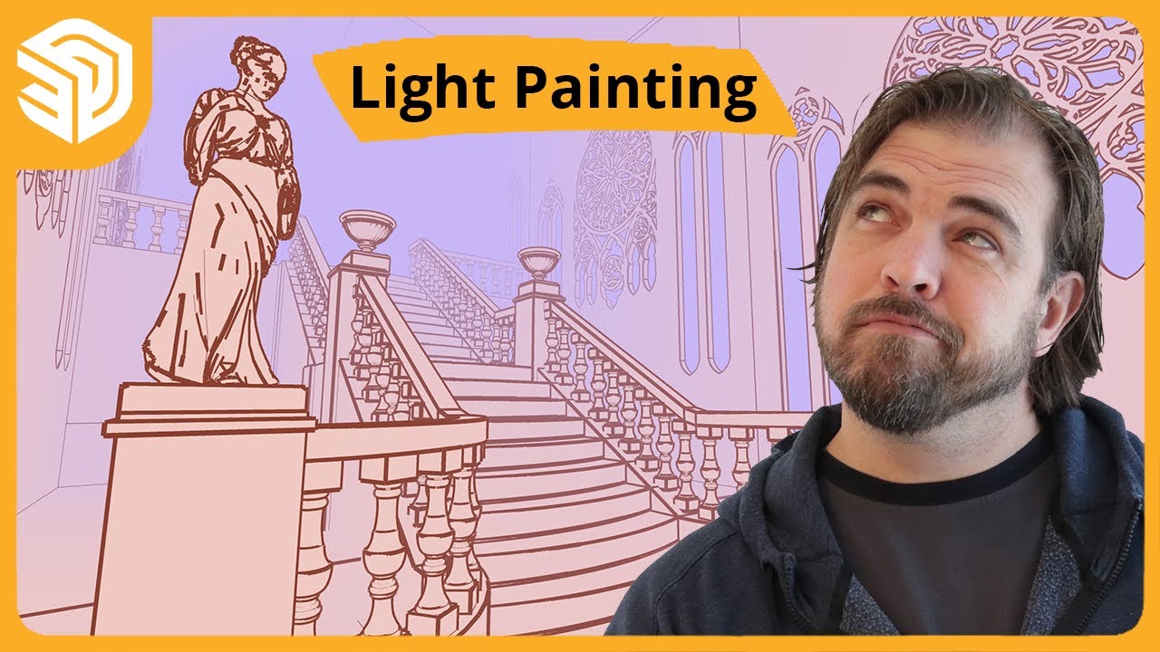 Creating a Custom Laser-cut Light Painting with SketchUp - YouTube