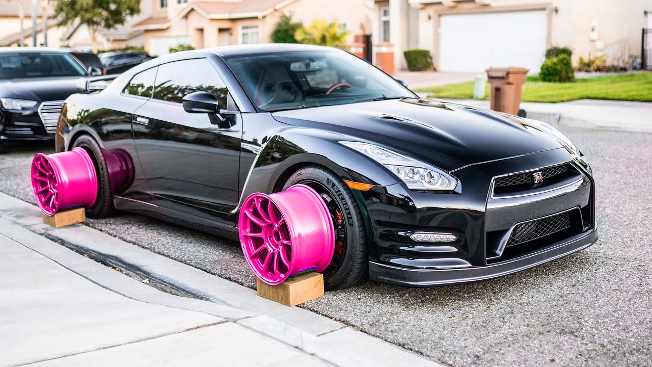 NEW WHEEL COLOR FOR MY R35 GTR!!! - YouTube