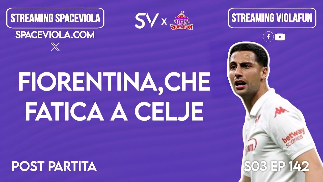 🟣 Fiorentina, che fatica a Celje! - YouTube