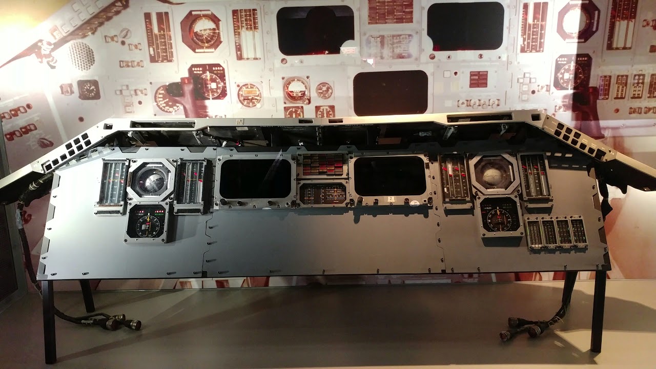 1977 ENTERPRISE SPACE SHUTTLE COCKPIT CONTROL PANEL - YouTube