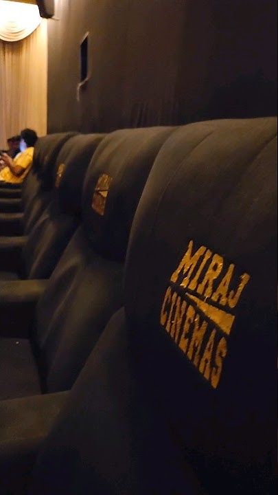 Recliner Seat Miraj Cinemas Coimbatore | Screen 1 - YouTube