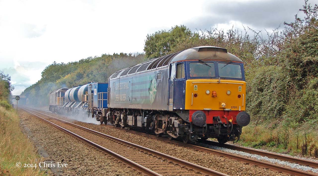DRS 57011 & 57008 3S01 RHTT 14/10/2014 - YouTube