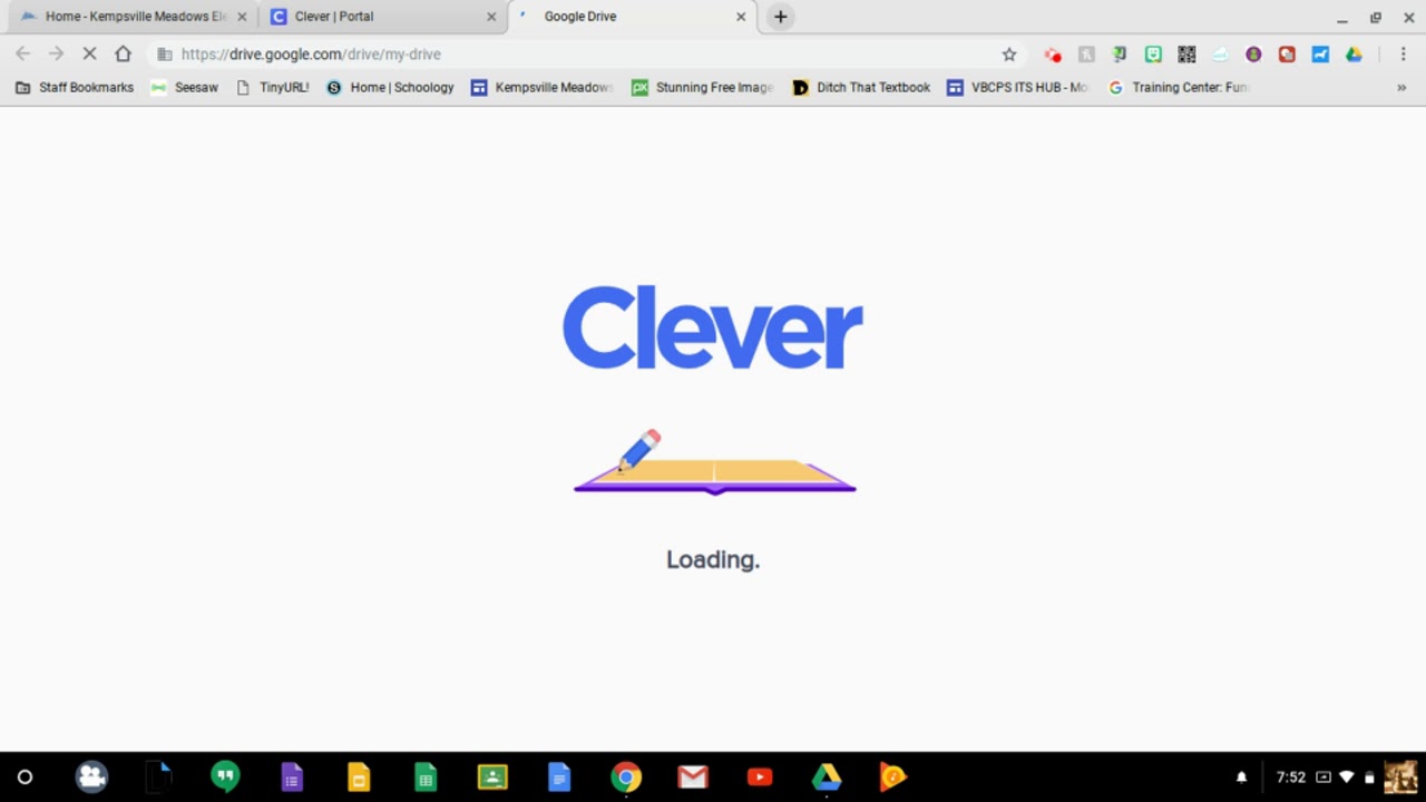 Quick Student At Home Access to Google Slides via Clever - YouTube