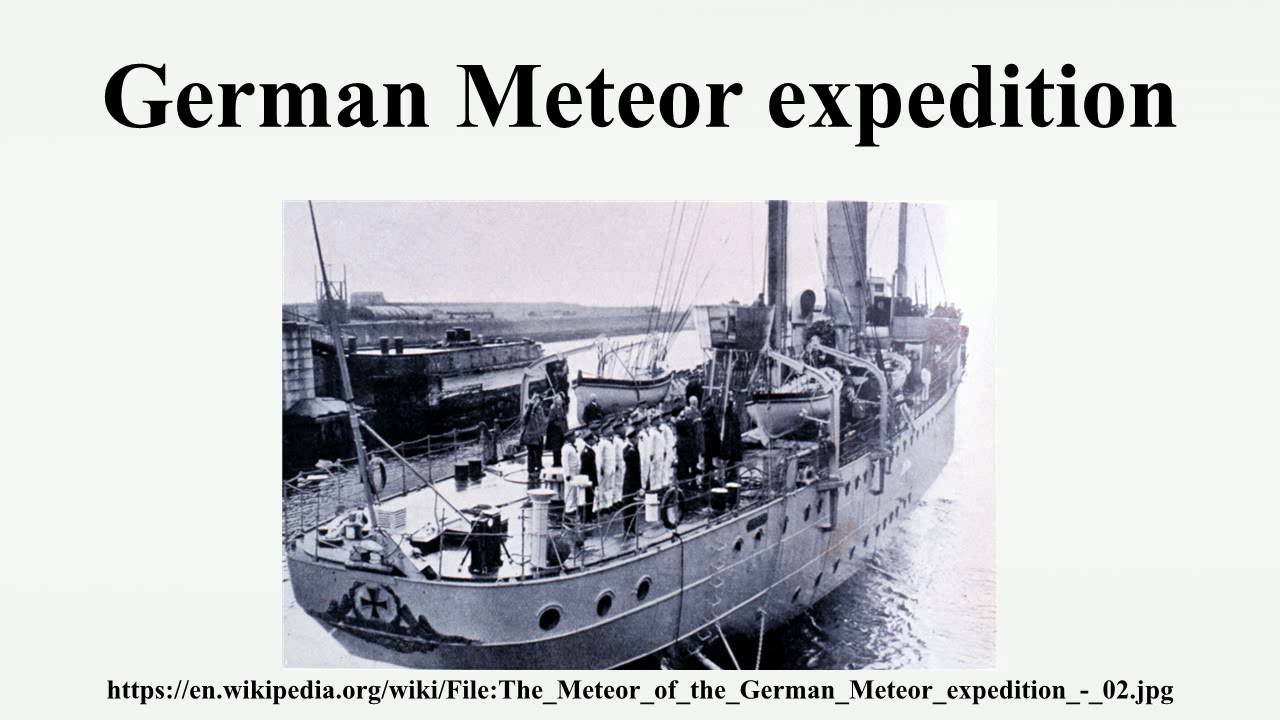 German Meteor expedition - YouTube