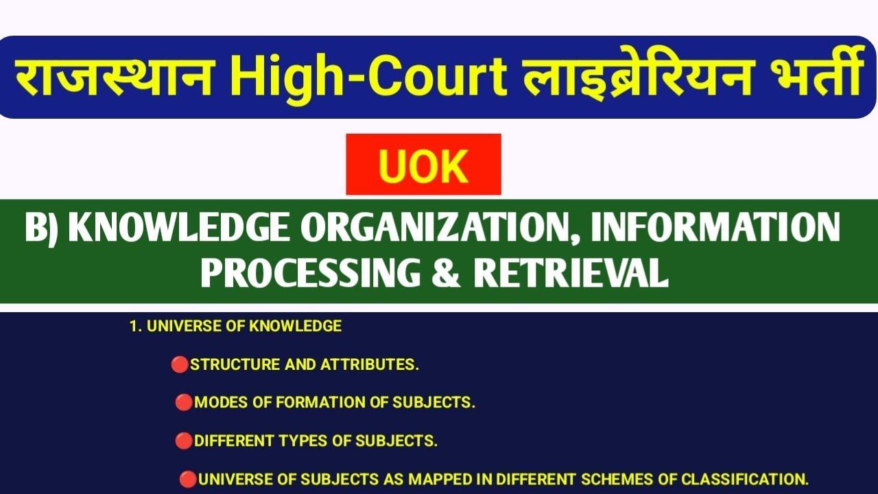 UOK[Universe Of Knowledge] STRUCTURE & ATTRIBUTES | Mode Of SUBJECT ...