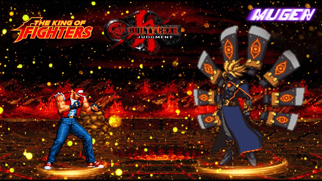 Terry Bogard (King Of Fighters) VS Judgement (Guilty Gear) Intense ...