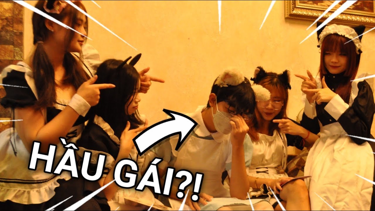Tôi trở thành HẦU GÁI TẠI MAID CAFÉ...?!? (w/ @RingoHime ) - YouTube