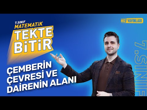 TEKTE BİTİR - 7. SINIF MATEMATİK : Çemberin Çevresi ve Dairenin Alanı