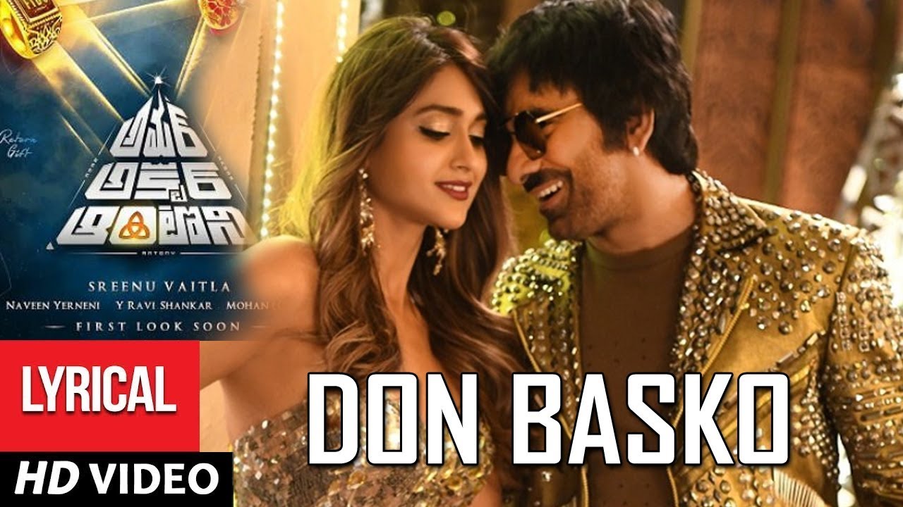 Don Basko Video Song With Lyrics | Amar Akbar Antony Telugu Movie ...