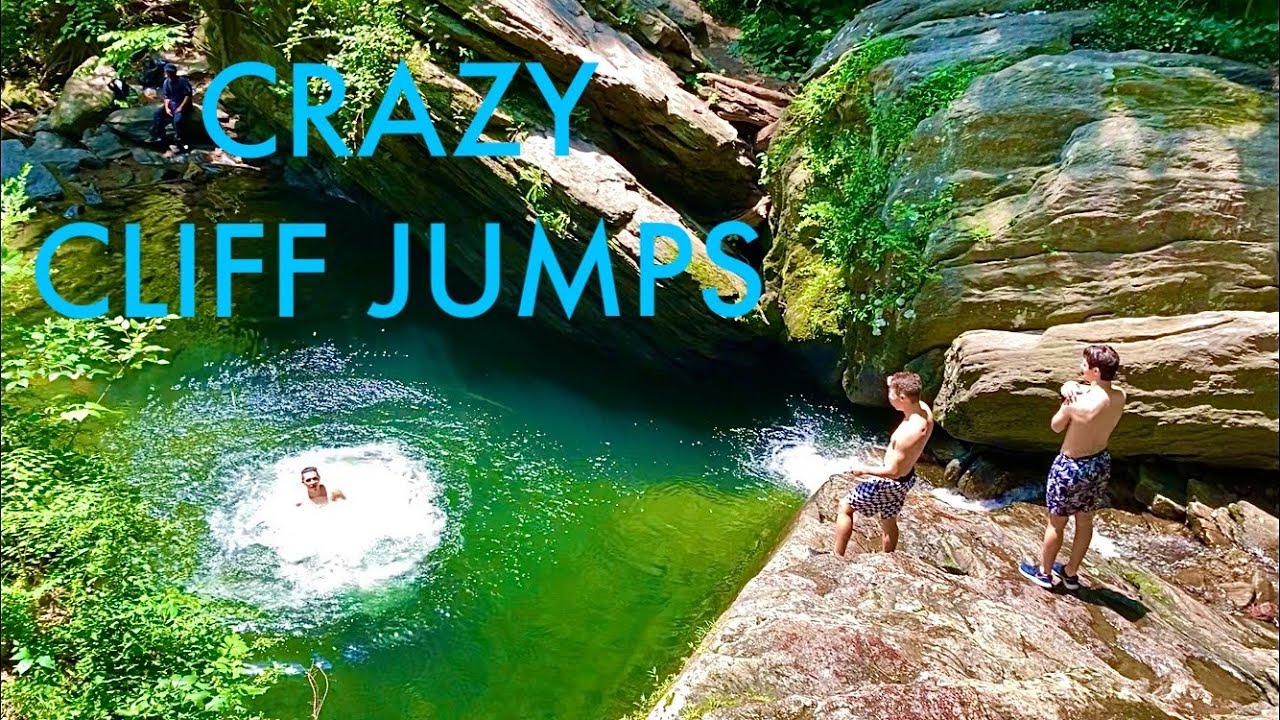 CLIFF JUMPING…(25ft high) - YouTube