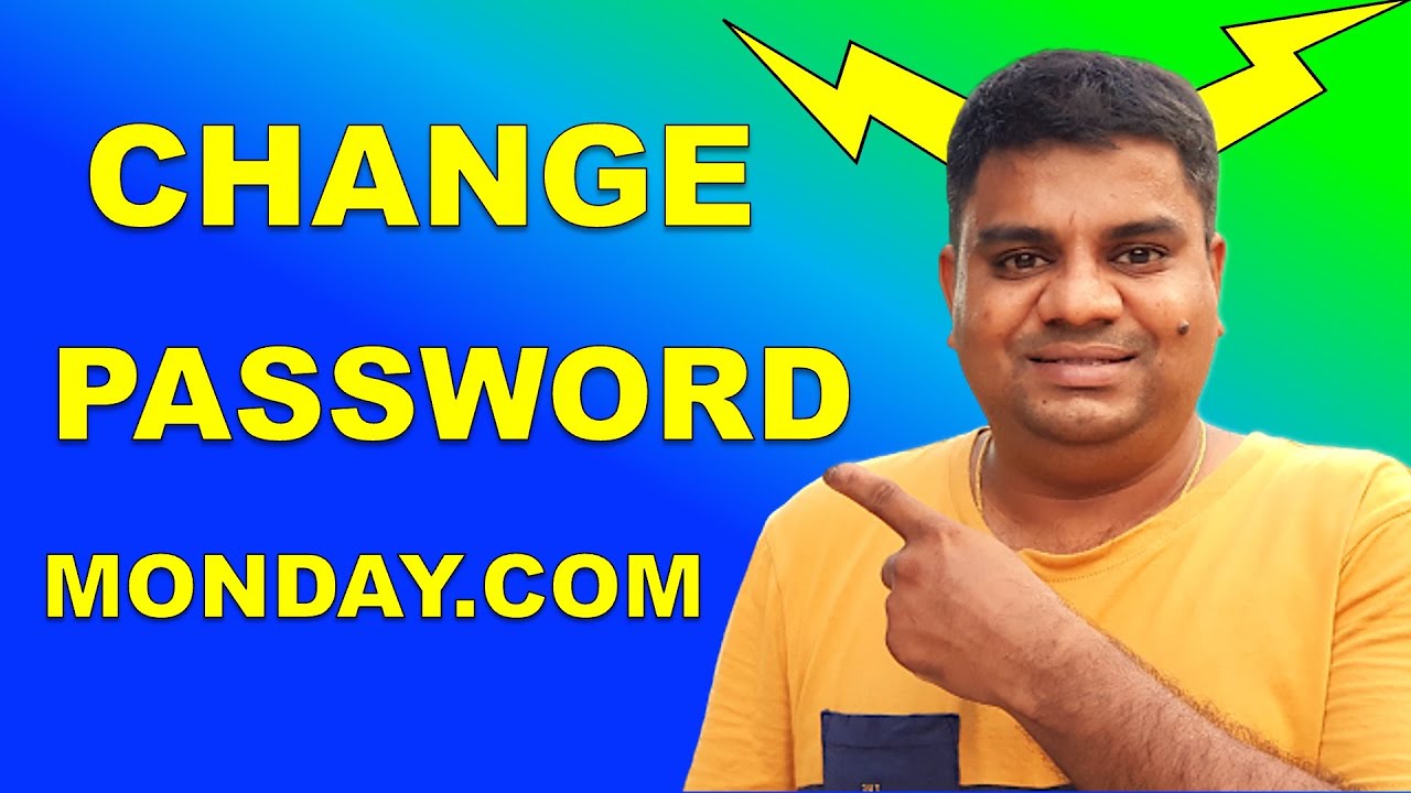 How to Change Password on Monday.com - YouTube