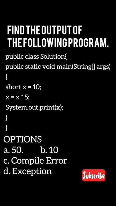 Java Interview Question| Infosys| Guess the Output| Interview| Technical Round | Code With ...