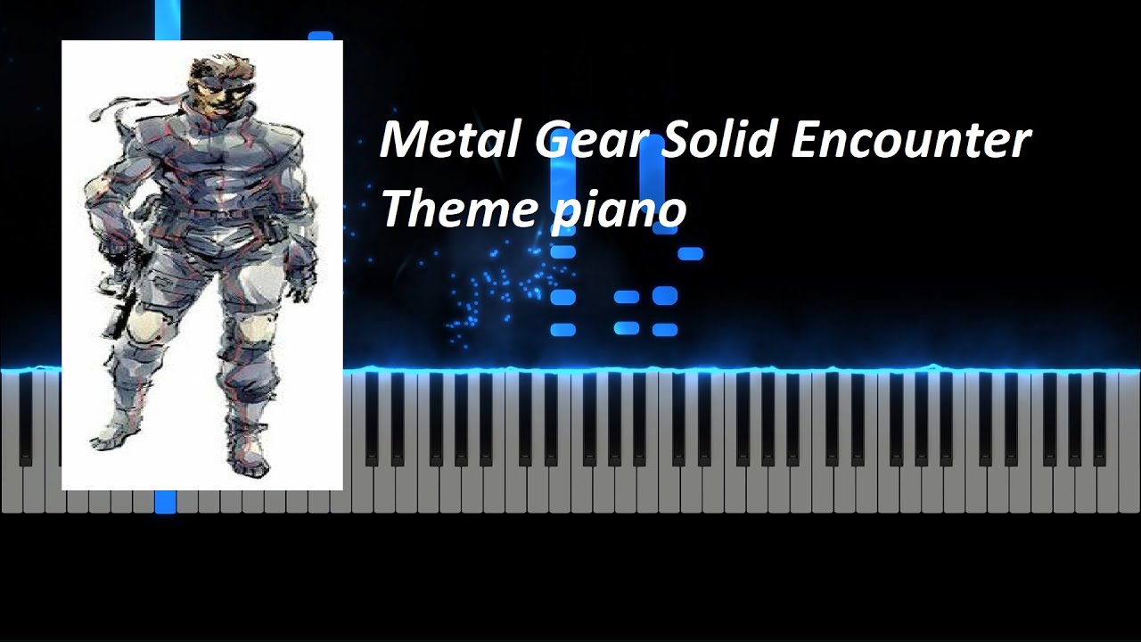 Metal Gear Solid Encounter Theme Piano - YouTube
