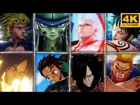 Jump Force - All Characters Abilities & Ultimate Attacks! | 4k ULTRA HD 60FPS
