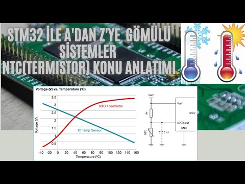 STM32 ile Gömülü Sistemler(Embedded Systems)- NTC ile SICAKLIK ÖLÇÜMÜ KONU ANLATIMI