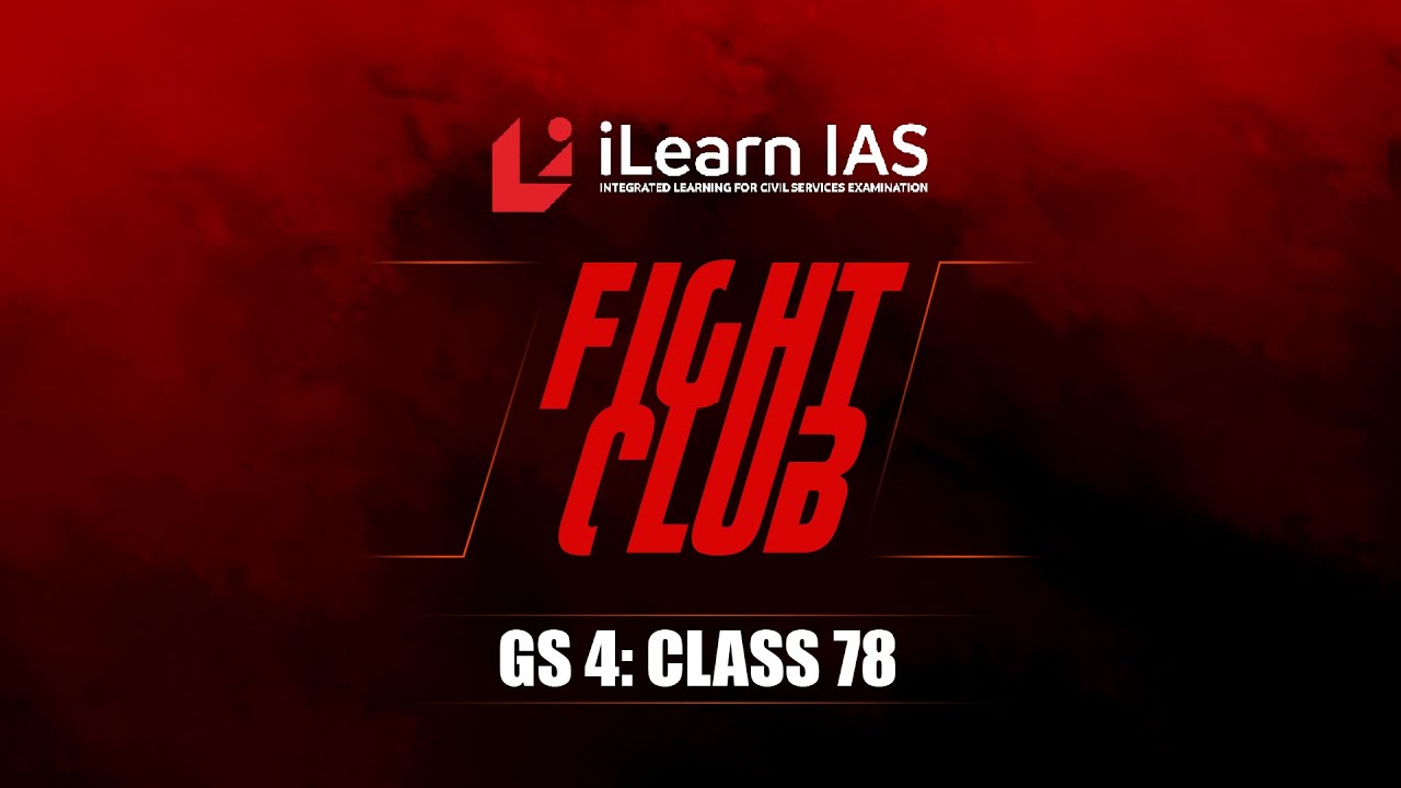 Fight Club | GS4: Class 78 | Vineeth Lohidakshan IRS | Fight back with ...