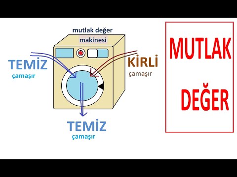 MUTLAK DEĞER(Çamaşır MAKİNESİ TEKNİĞİ)6.SINIF