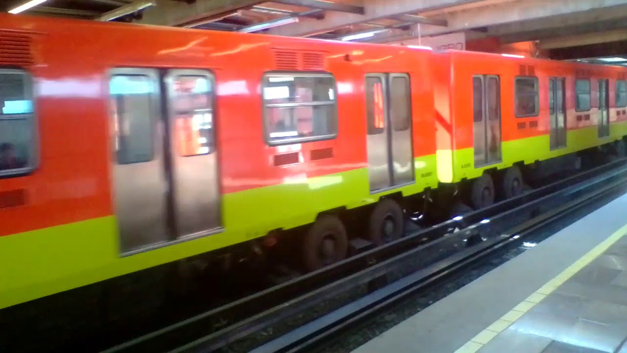 Metro CDMX || Trenes NM-79 — Velódromo - Línea 9 - YouTube