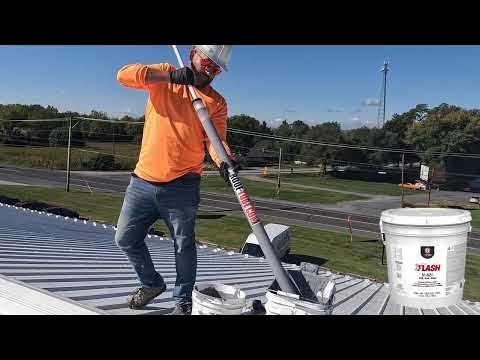 Uniflex Metal Roof Restoration System Enhancement: Fastener Water Proofing with Uniflex One ...