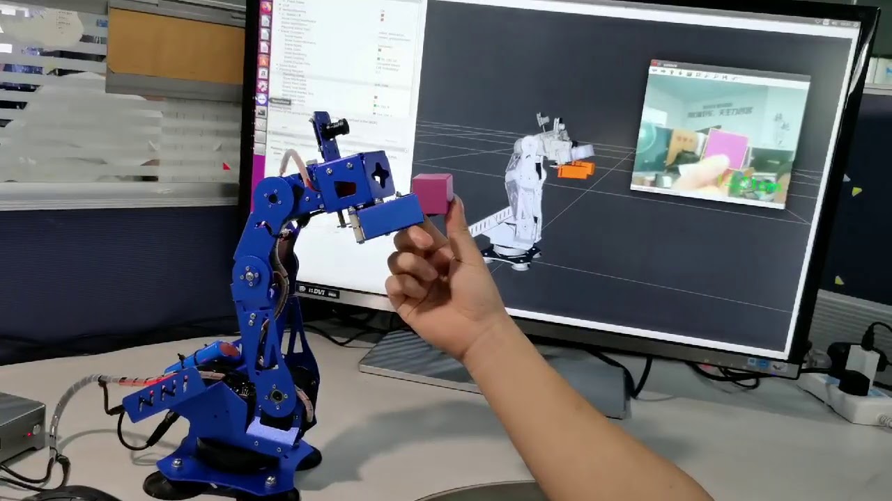 Teaching and training robot based on Moveit and machine vision ...