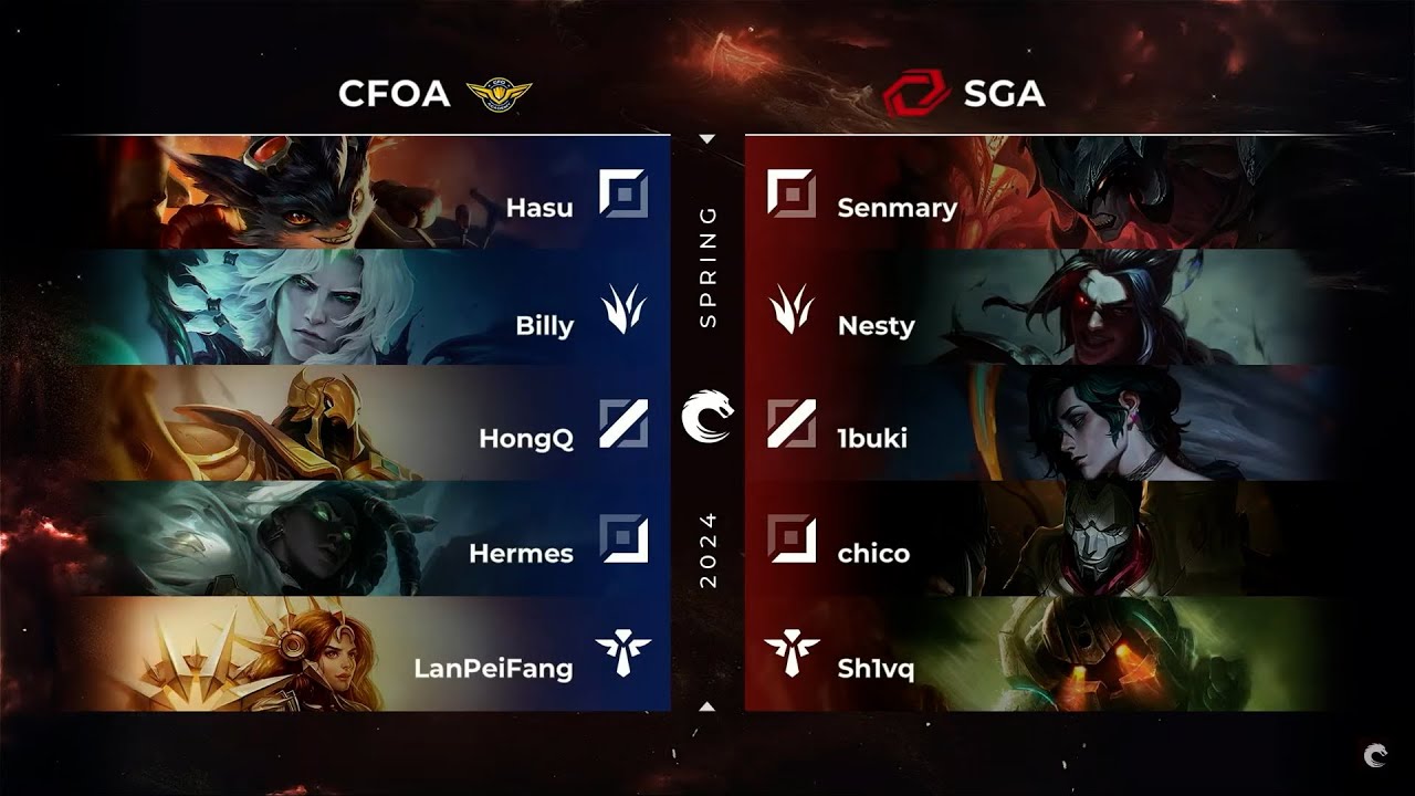 PCL 2024 Spring Week4 Day1 CFOA vs SGA game1 - YouTube