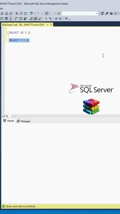 SQL Server 2022 - Operación módulo % - YouTube