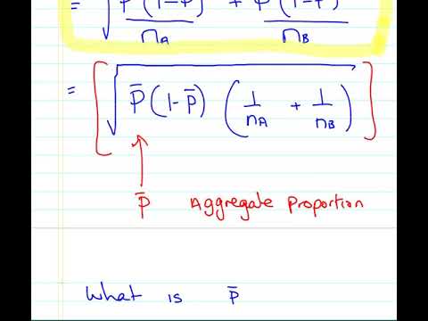 Two Sample Proportion Hypothesis Test - YouTube