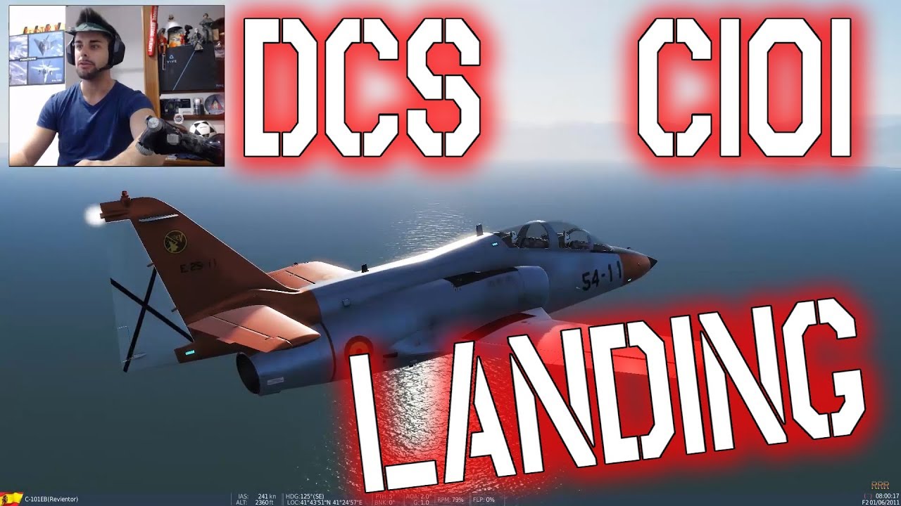 DCS C101 - ATERRIZAJE EN CABINA DELANTERA Y TRASERA TUTORIAL #3 - YouTube