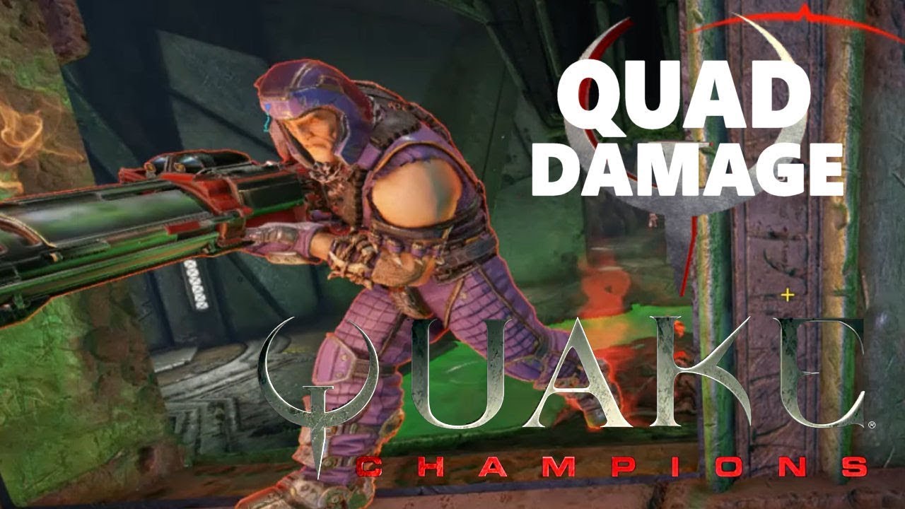 QUAKE CHAMPIONS Quad Damage Spree - YouTube