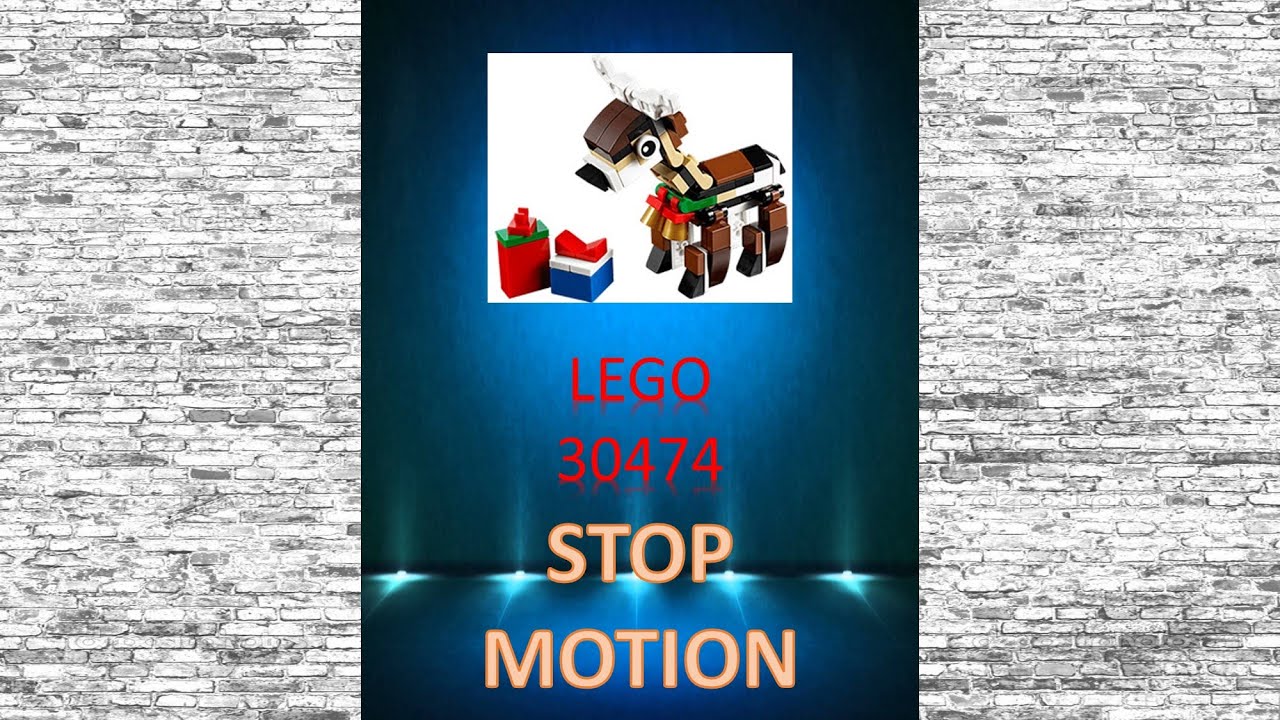 LEGO 30474 REINDEER STOP MOTION - YouTube