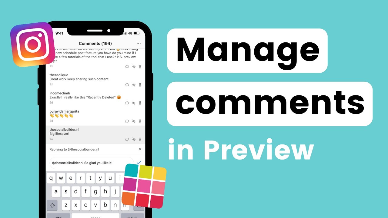How to Manage Instagram Comments with Preview app? (and hide comments ...